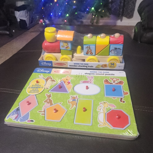 Melissa & Doug | Toys | Disney Winnie The Pooh Train And Puzzle Set ...